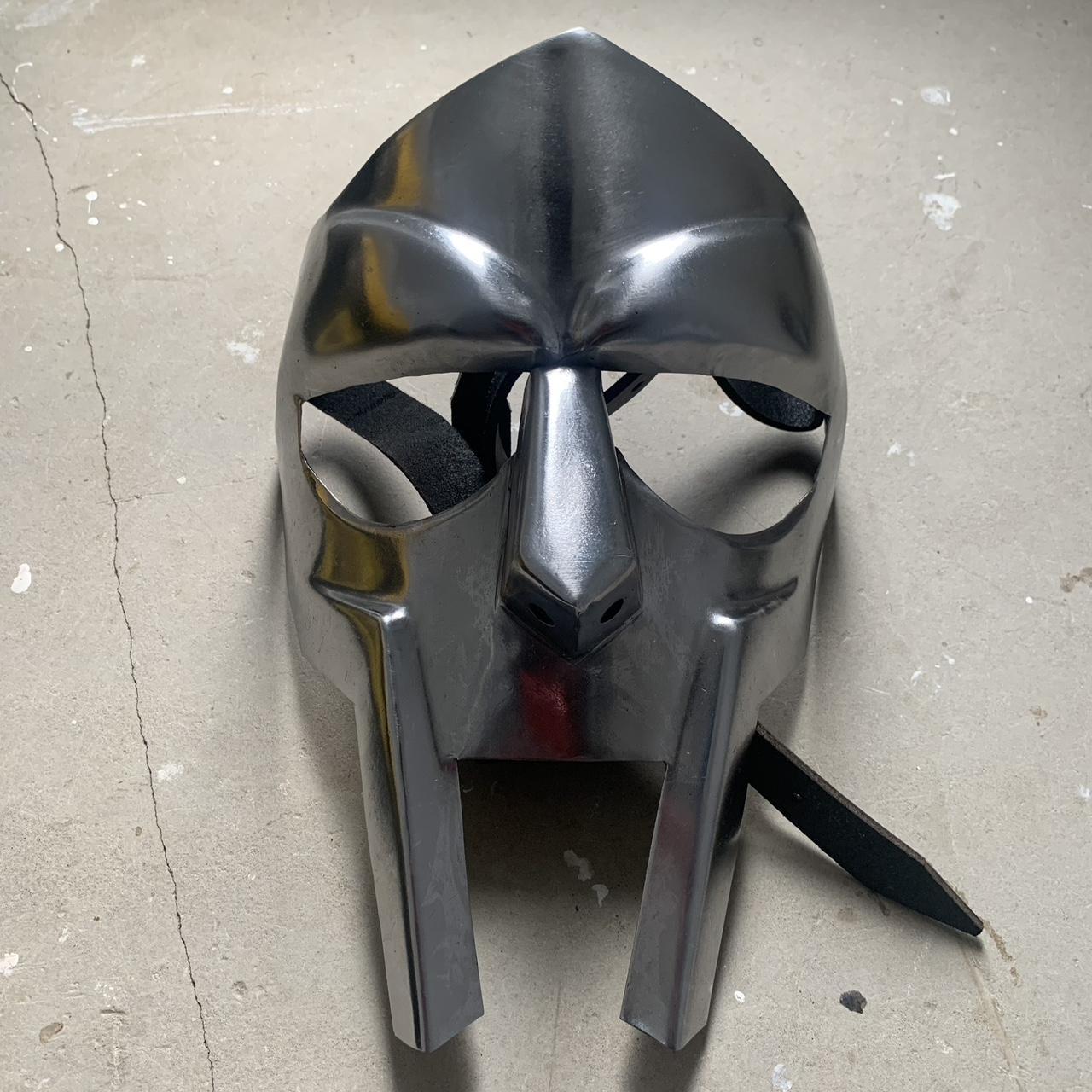 MF DOOM STEEL GAUGE MASK 🩶 PURCHASED FROM: LOCAL... - Depop
