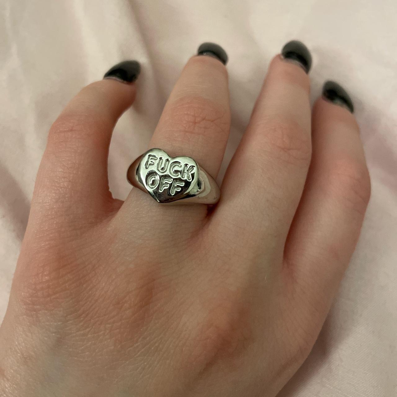“FUCK OFF” ring!! - Depop