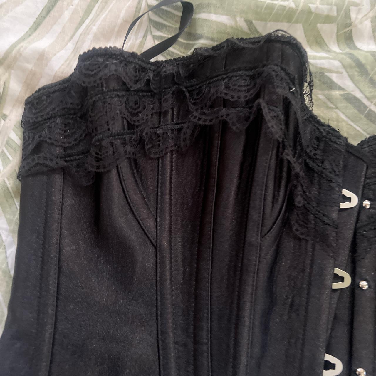 Gorgeous black corset that laces in the back and... - Depop