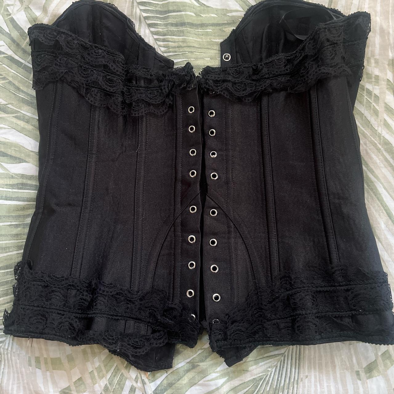 Gorgeous black corset that laces in the back and... - Depop