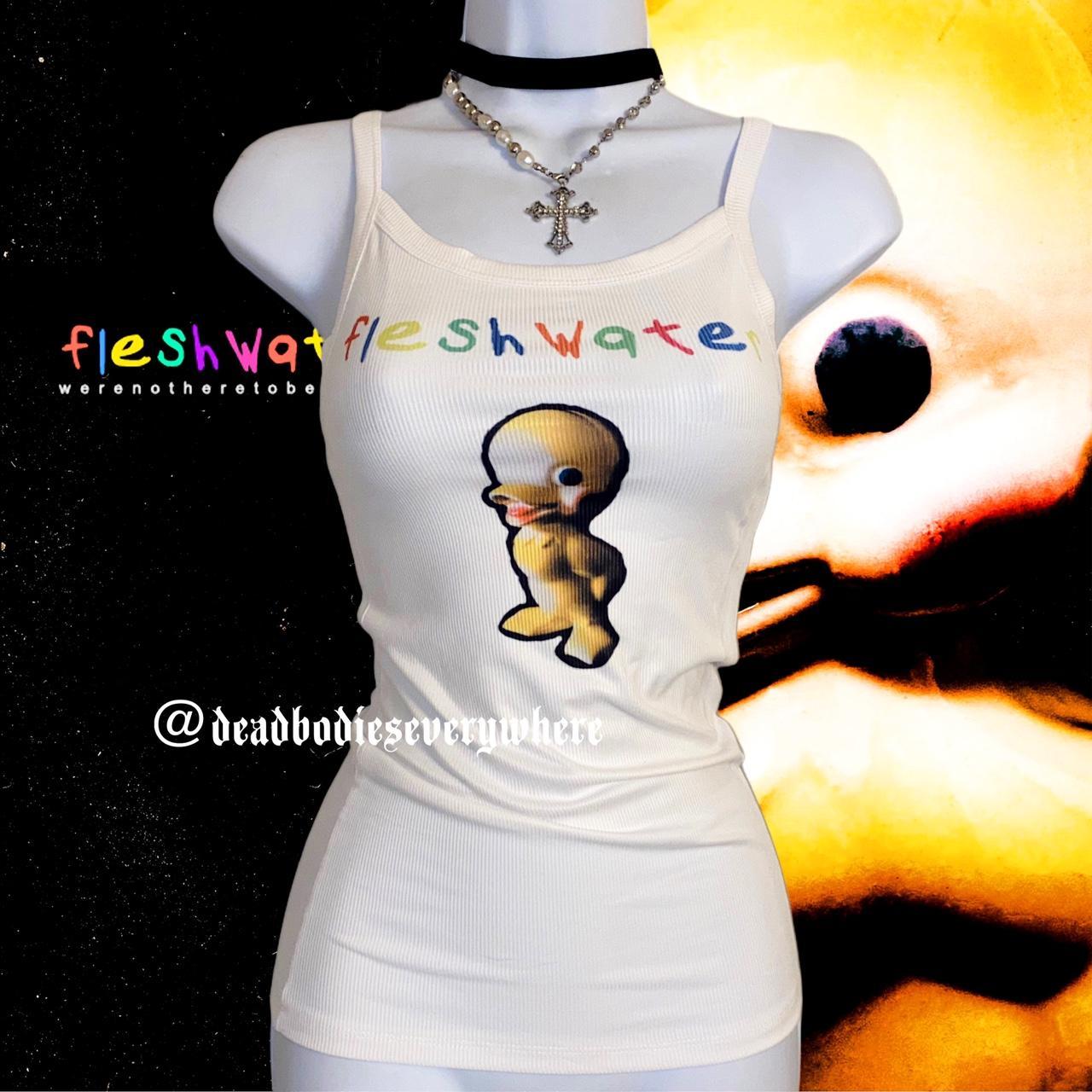 Fleshwater Ribbed Tank ★⋆. ࿐࿔ Handmade by me and... | Depop