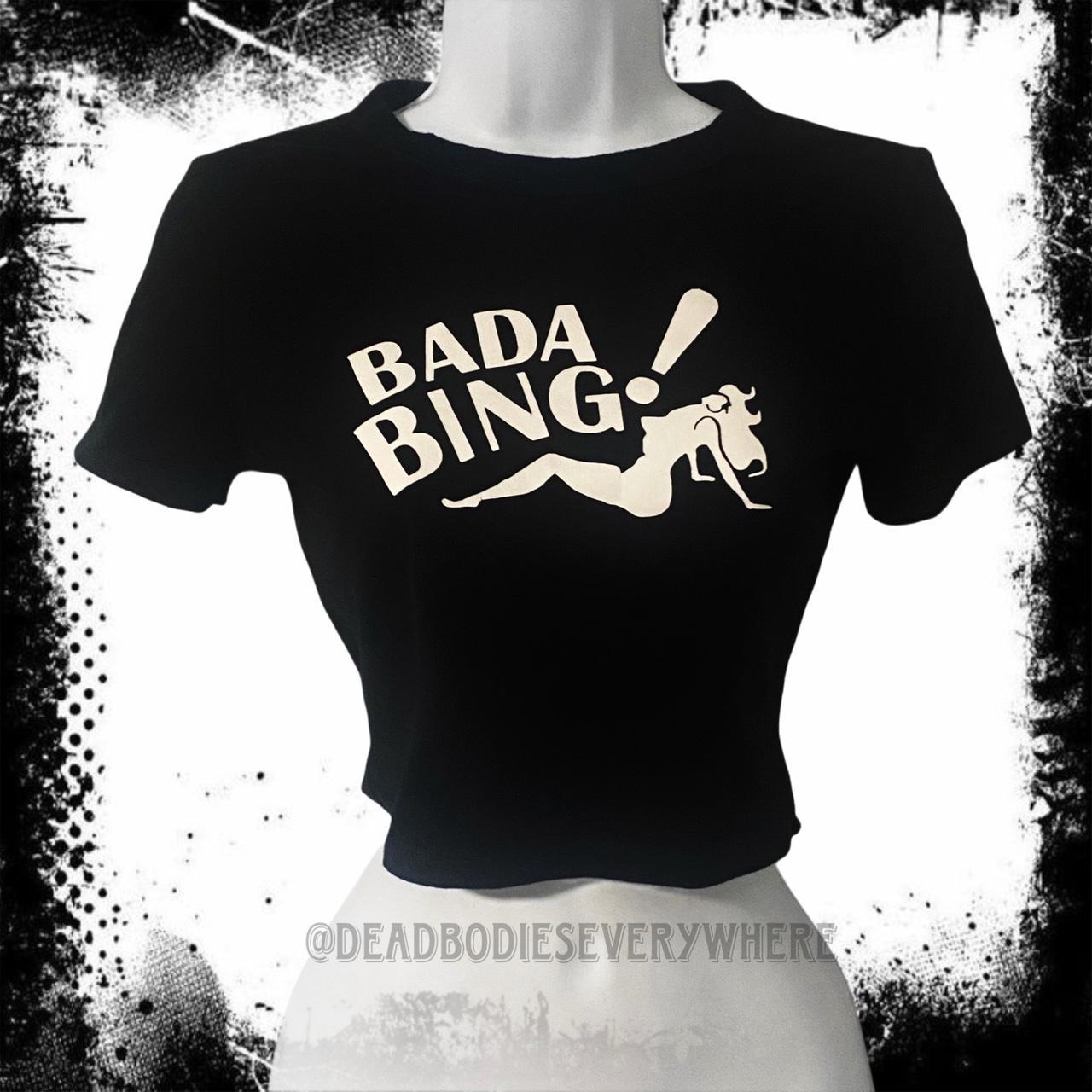 Bada Bing Baby Tee 🎬. ˖° Handmade by me and MTO, I... | Depop
