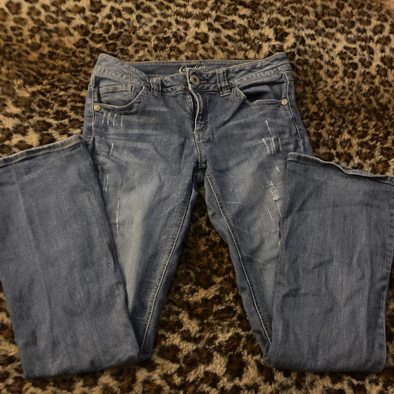 Low-rise candies jeans with butterfly pockets 🦋 - Depop