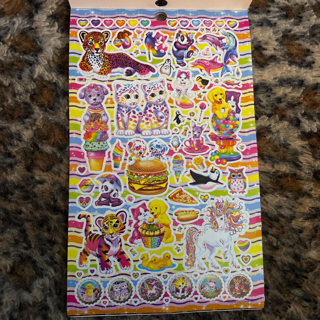 Lisa frank sticker book | Depop