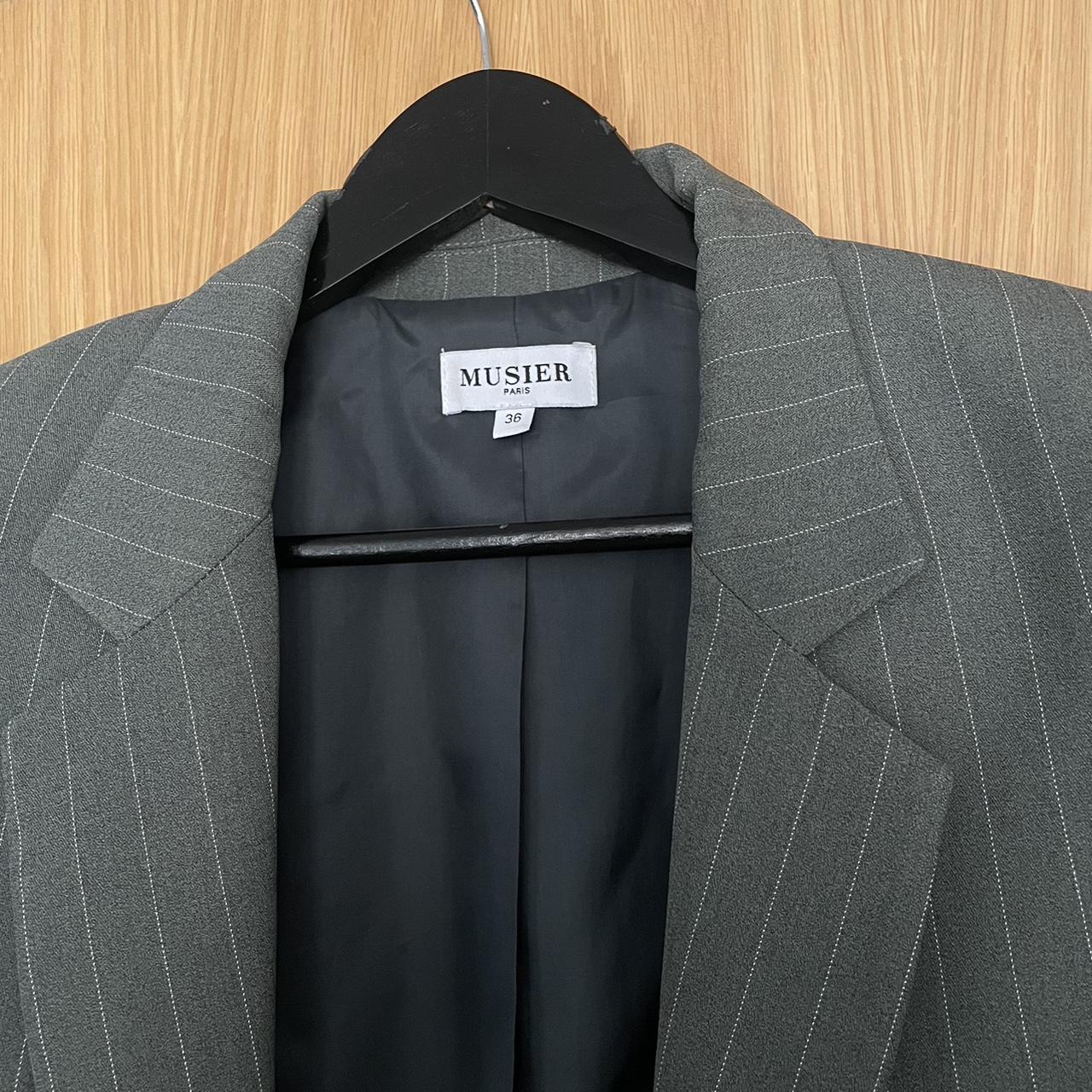 MUSIER PARIS pinstriped blazer, brand new only worn... - Depop