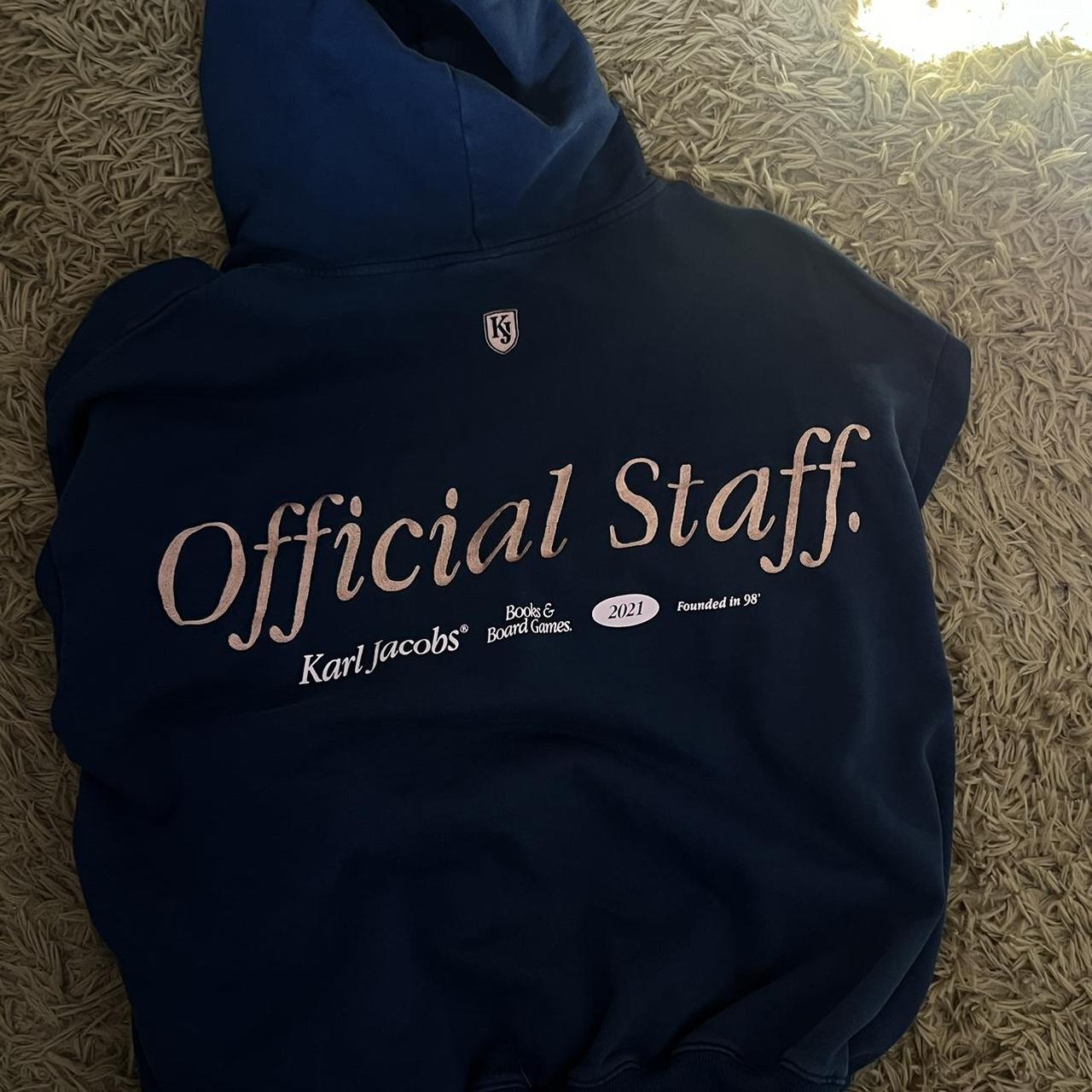 karl jacobs official staff hoodie ! released in 2021... - Depop
