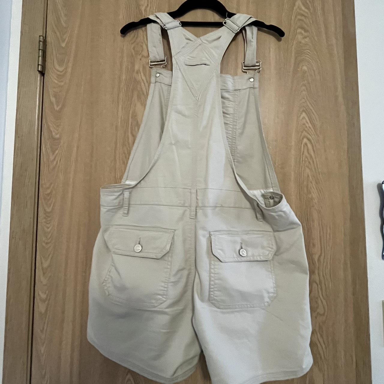 VINTAGE CREAM OVERALLS no boundaries size L great... - Depop
