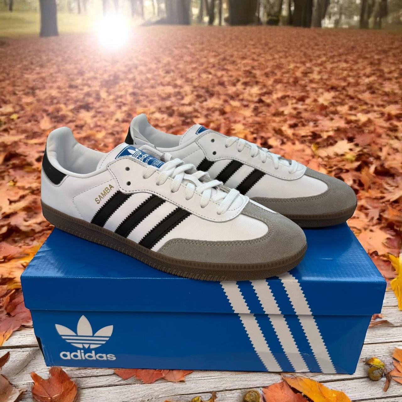 adidas originals SAMBA OG Clean white upper with... | Depop