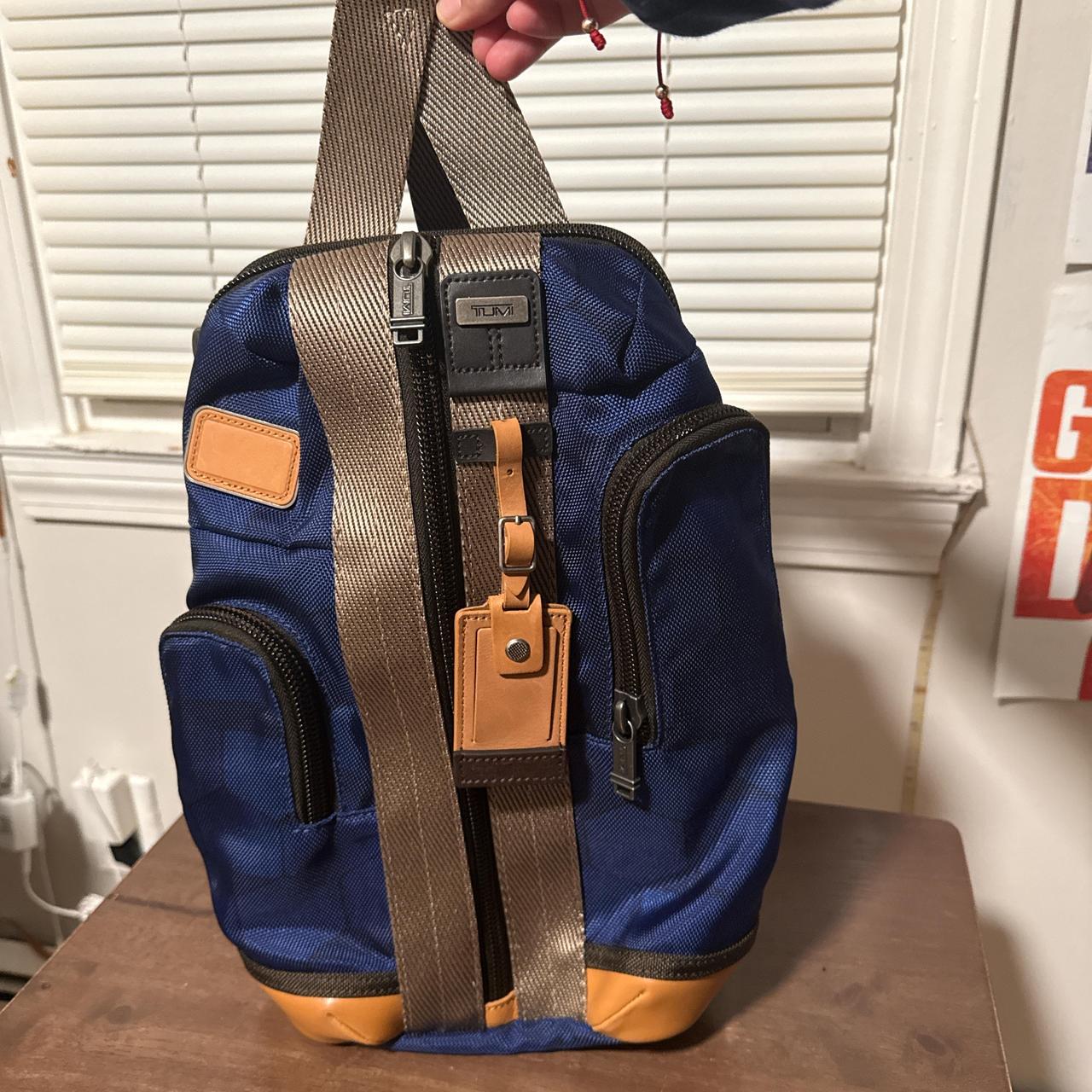 TUMI Shoulder Bag BLU Allover Pattern 222318BGP2 in... | Depop