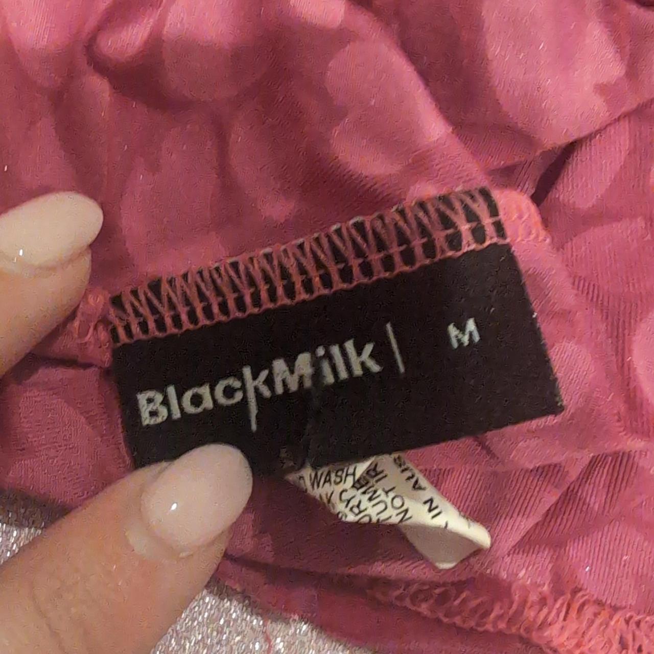 Blackmilk pink heart crop top, see through. Size M... - Depop