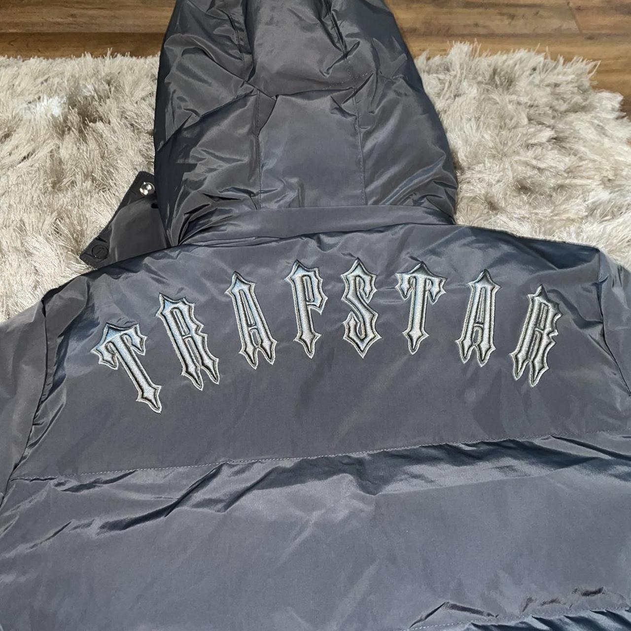 Trapstar grey iron gate jacket Size small Brand new... - Depop