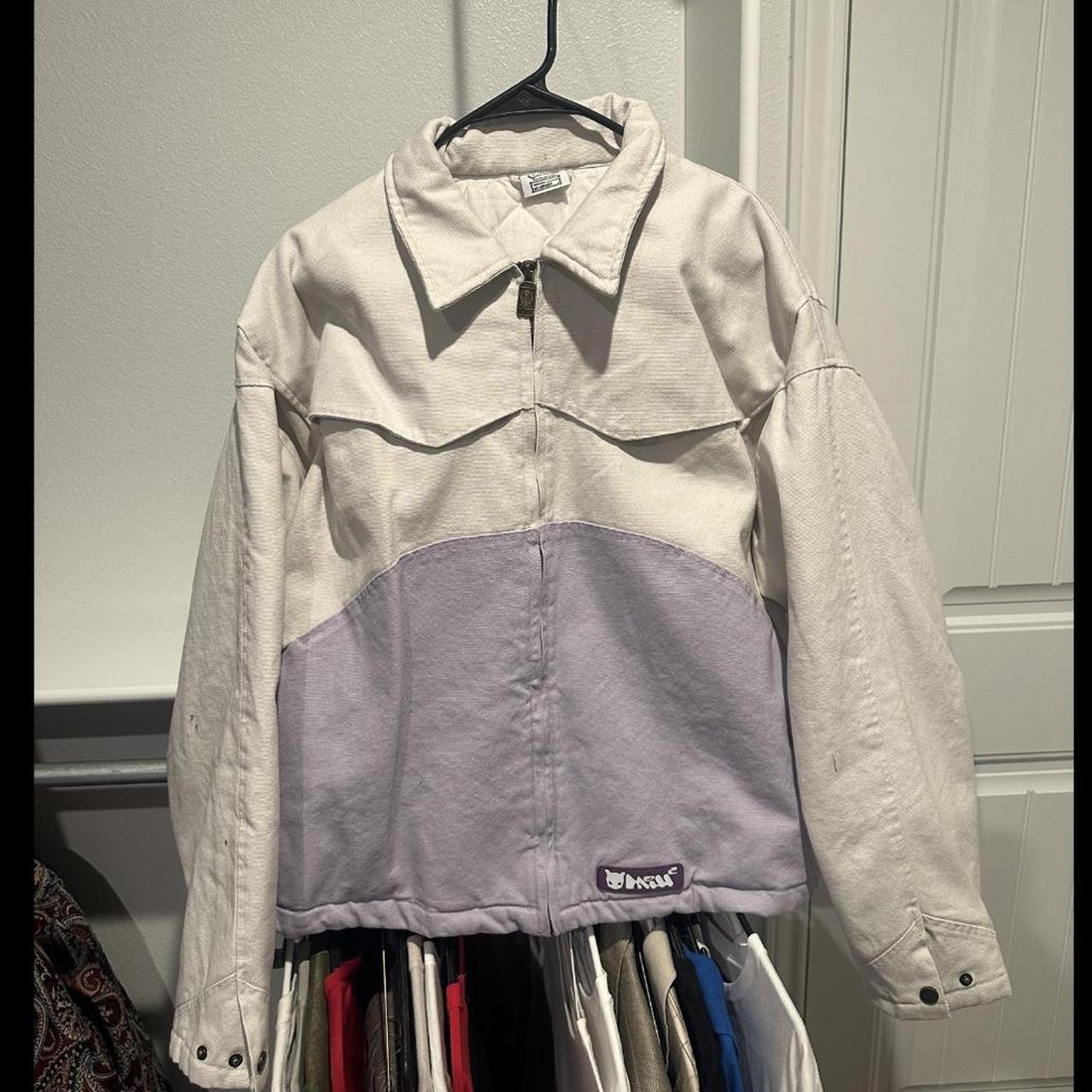 Cielos Mewtwo Work jacket with a unique, oversized... - Depop
