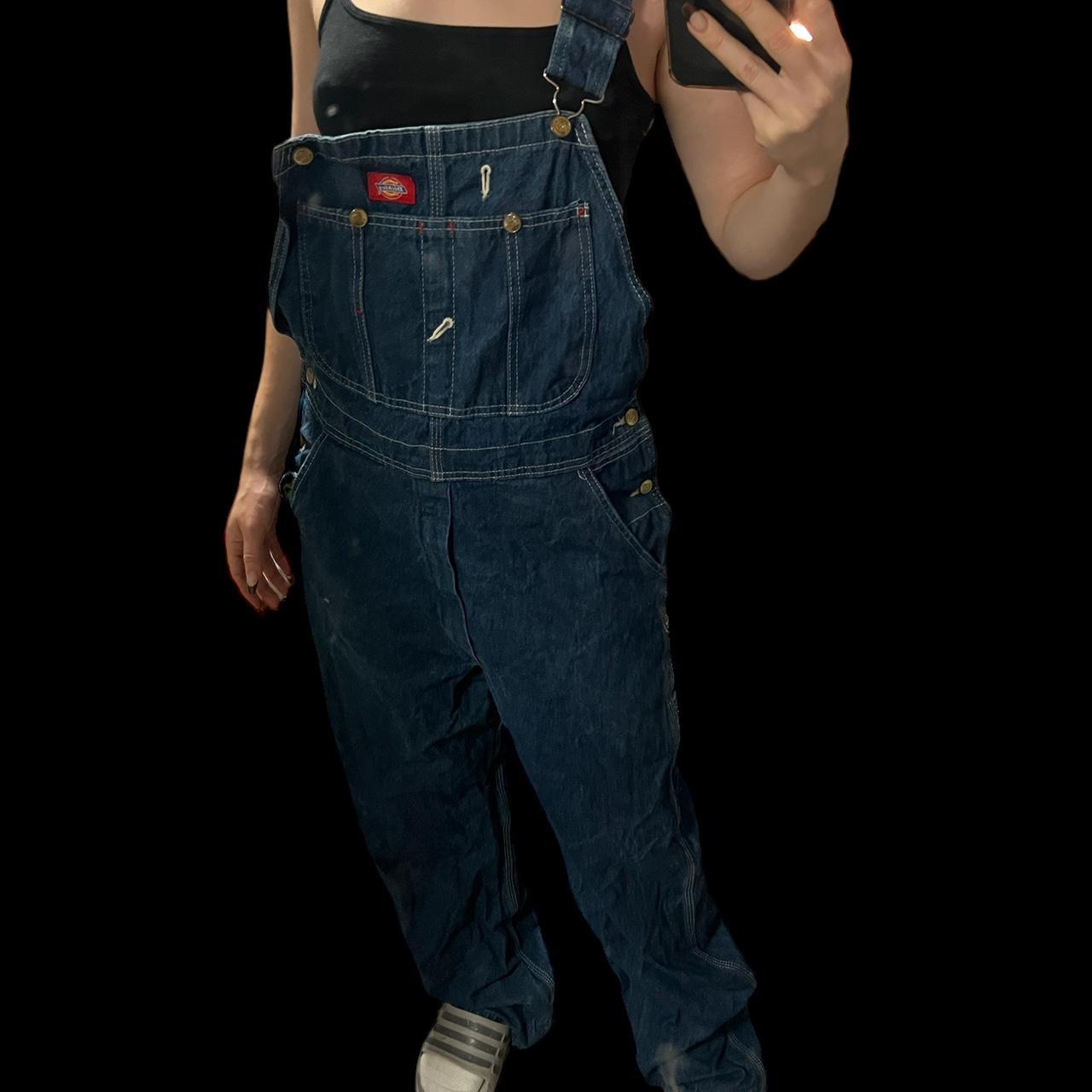 Dickies Darker Jeans Overalls 👖 Lovely Fit A Depop