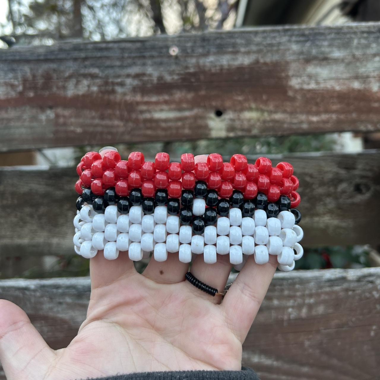 Poke ball Kandi cuff #kandi #pokeball #pokemon... | Depop