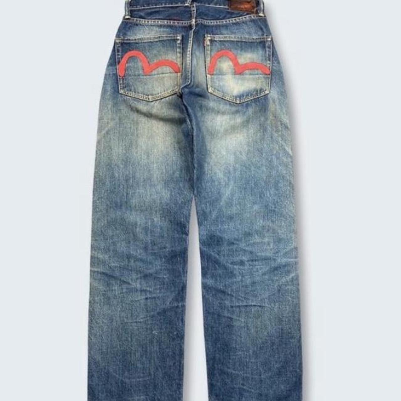 Authentic Evisu jeans, great quality and nice fit. - Depop