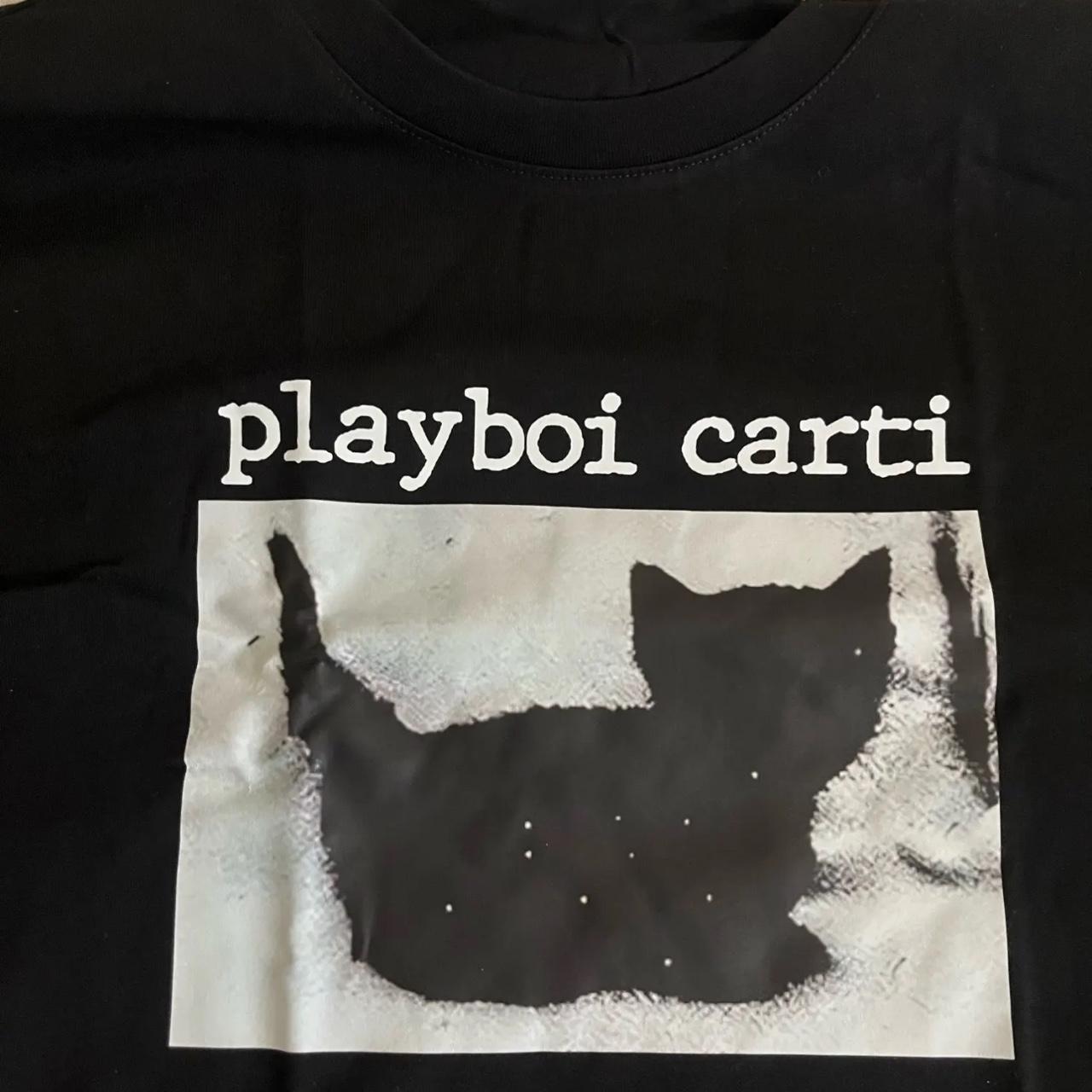Playboi Carti Cat tee Size M - Depop