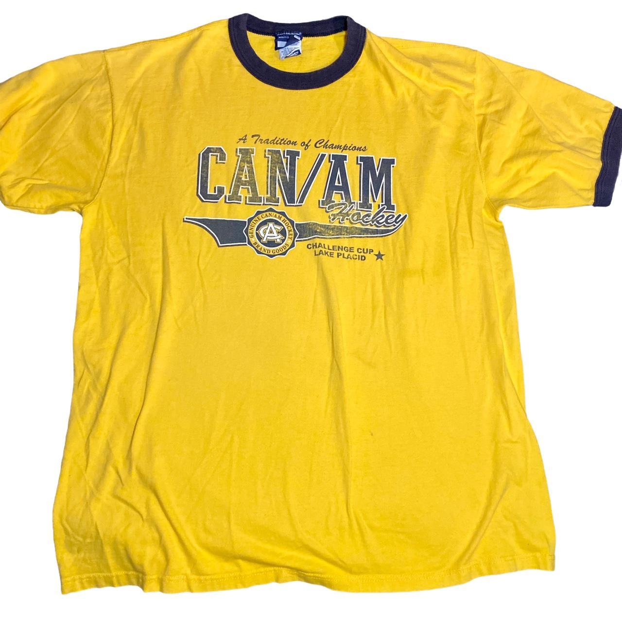 Avanti collection XL yellow vintage T - Depop