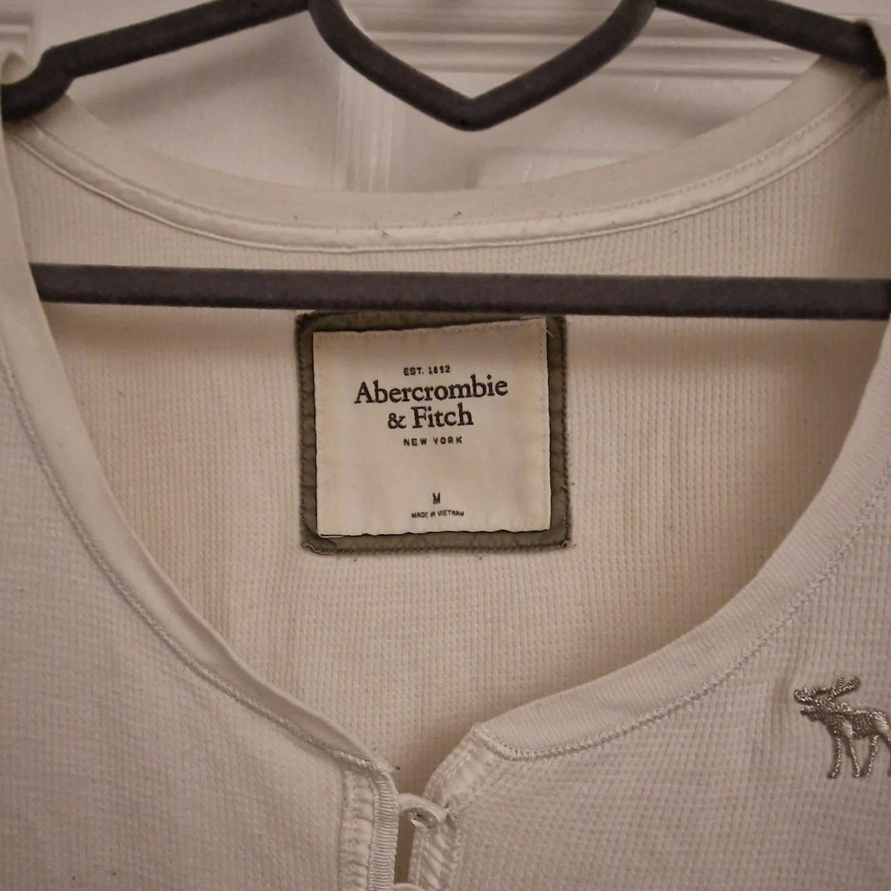 abercrombie and fitch henley size M i love this top... - Depop