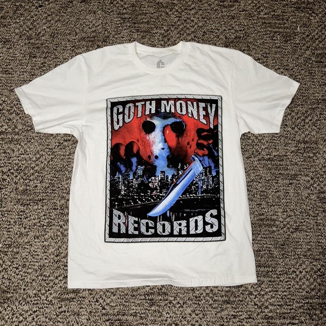 Goth money records Friday the 13th tee Never been... - Depop
