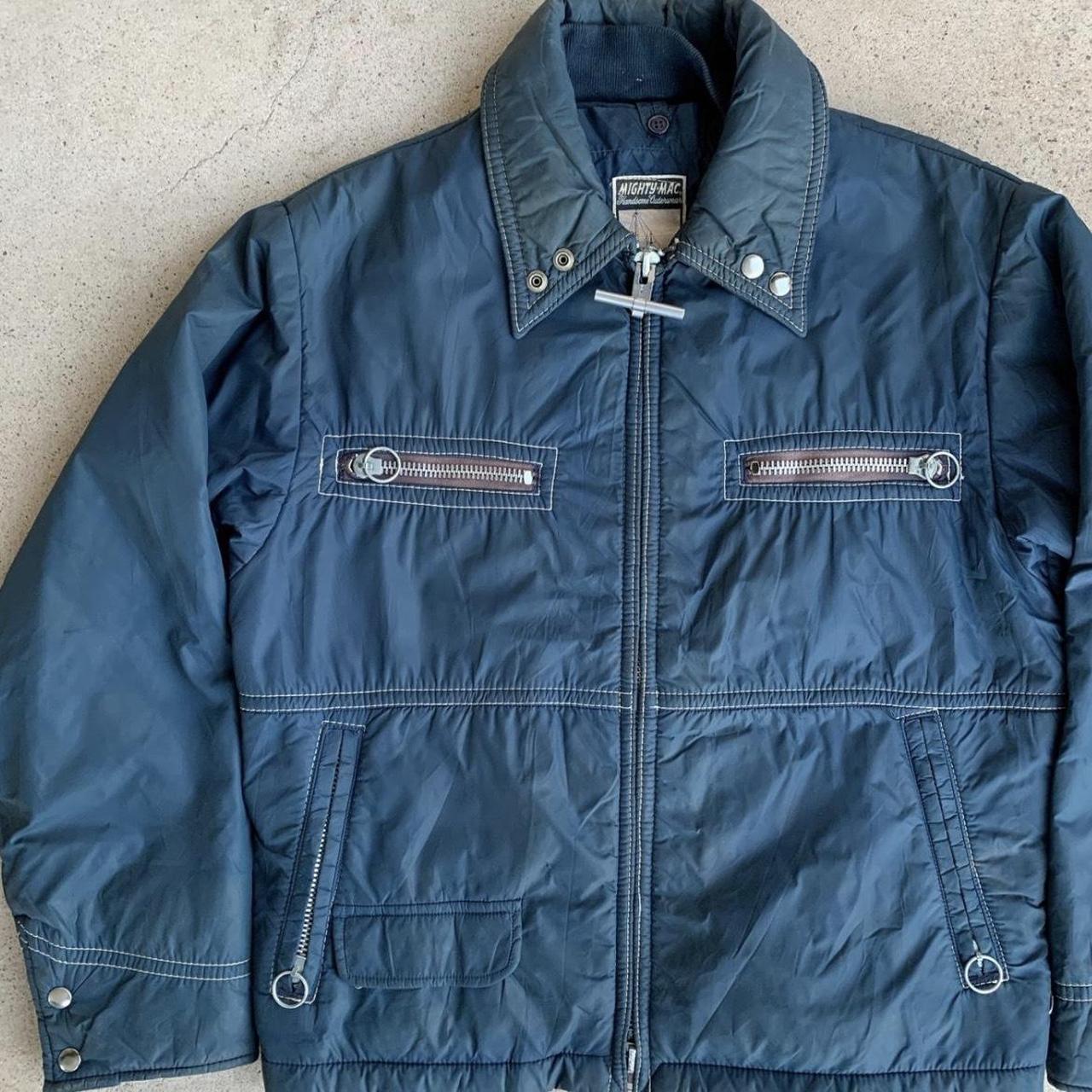 American Vintage Men's Navy Jacket | Depop