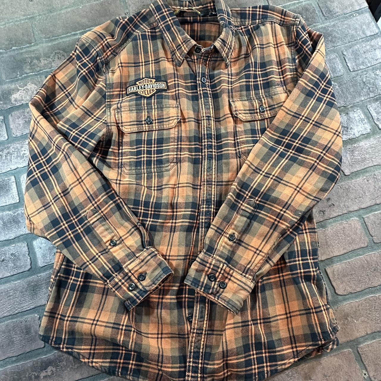 Harley-Davidson National Champions flannel shirt - Depop