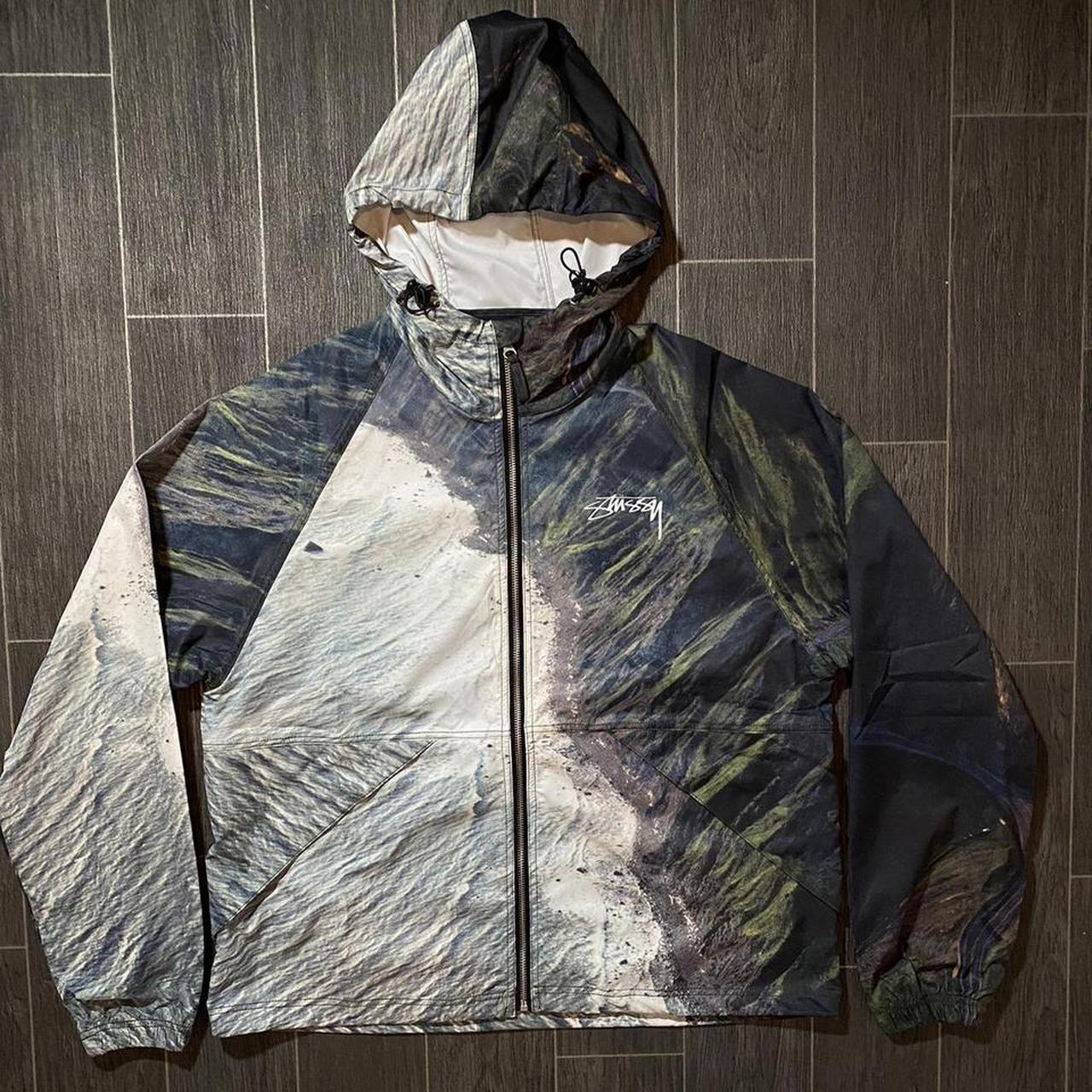 Stussy coastline beach shell jacket windbreaker... - Depop