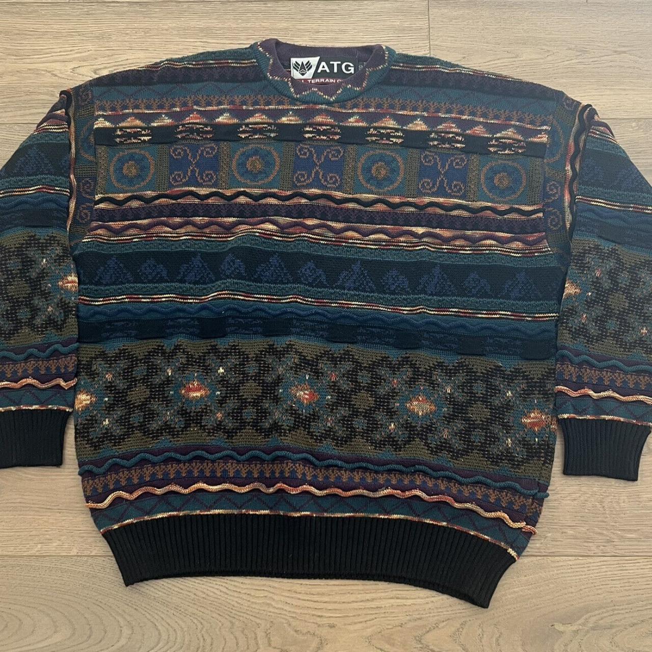 Vintage ATG All Terrain Gear 3D Cosby Style... - Depop