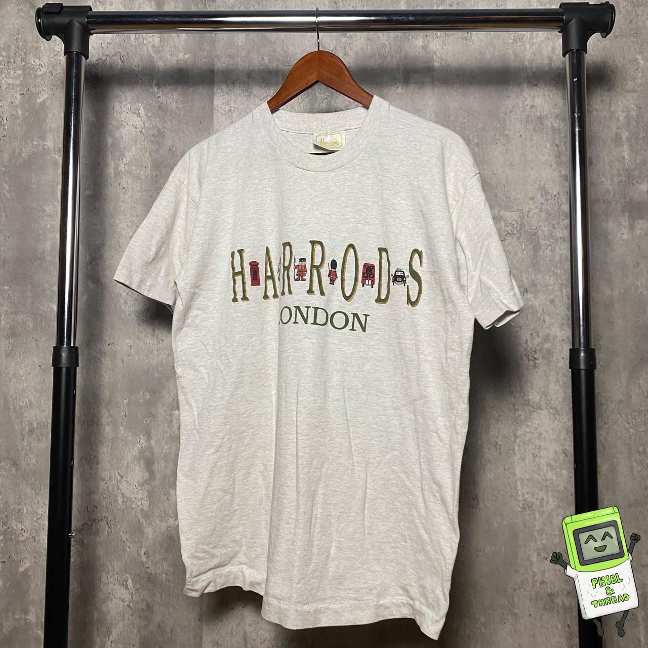 VINTAGE, Single Stitch, Harrods toy store T-Shirt.... - Depop