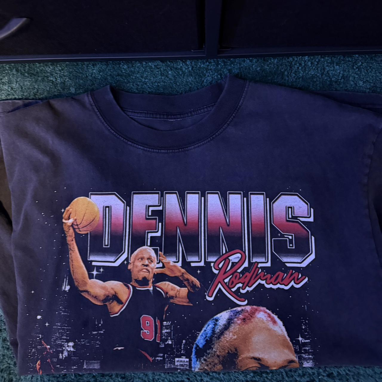 Pacsun Dennis Rodman graphic tee size large worn a... - Depop