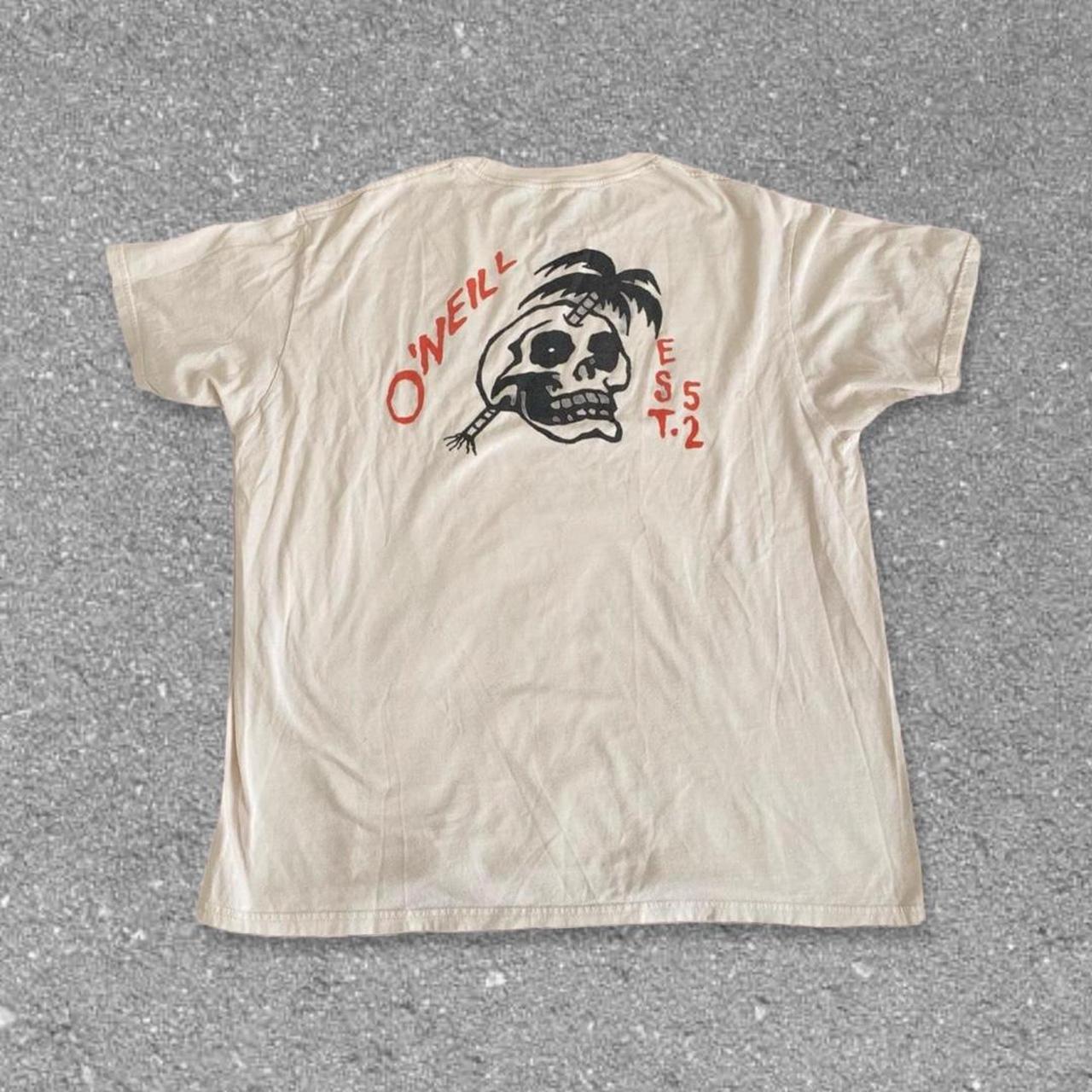 Skull Print T-Shirt brand: O’neill material:... - Depop