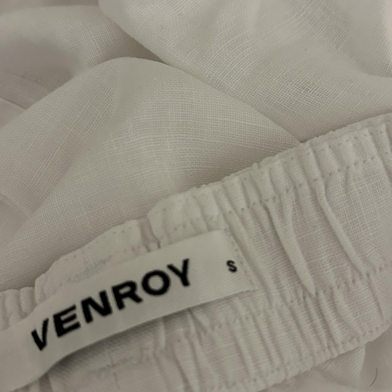 venroy linen pants size S repop: as they don’t fit... - Depop