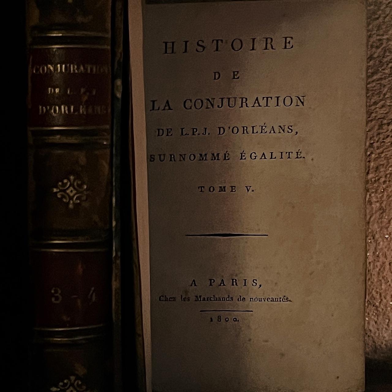 1800 Histoire De La Conjuration De L.P.J D’Orleans... - Depop
