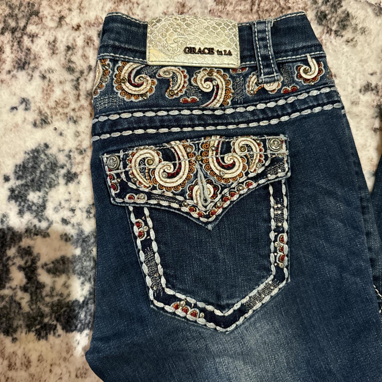 Grace in LA jeans. Size 27 Boot cut - Depop
