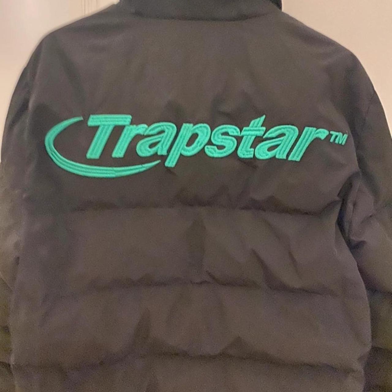 black trapstar jacket, worn good, no flaws | Depop