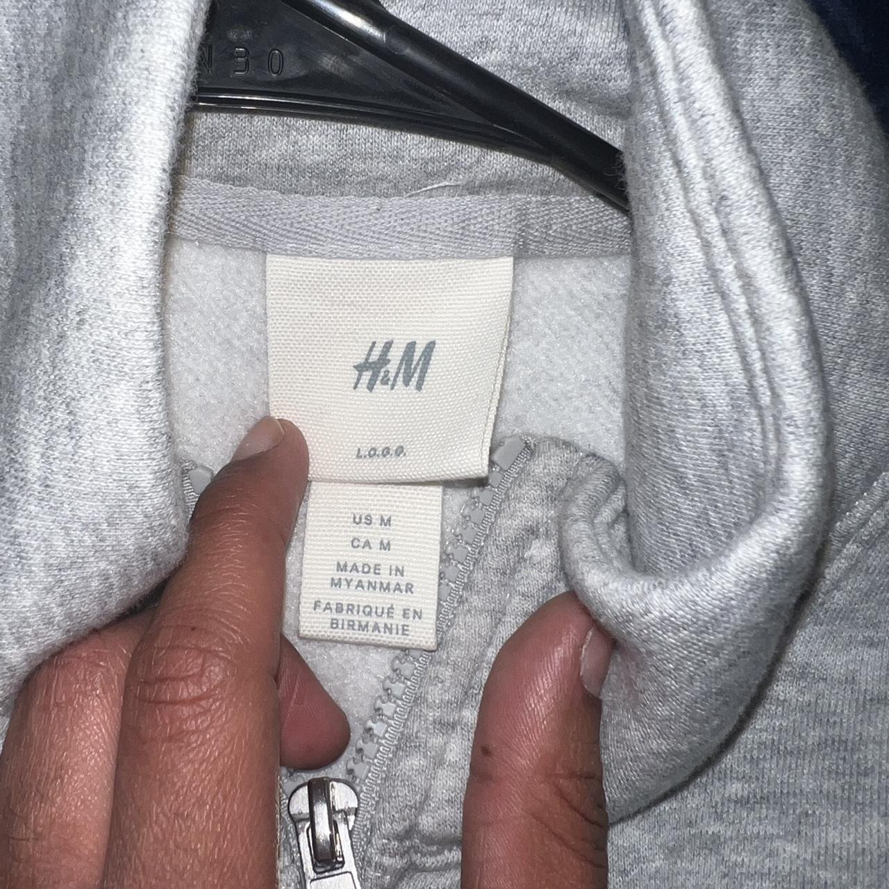 H&M “Global” Half-Zip Pullover Size Medium Never... - Depop