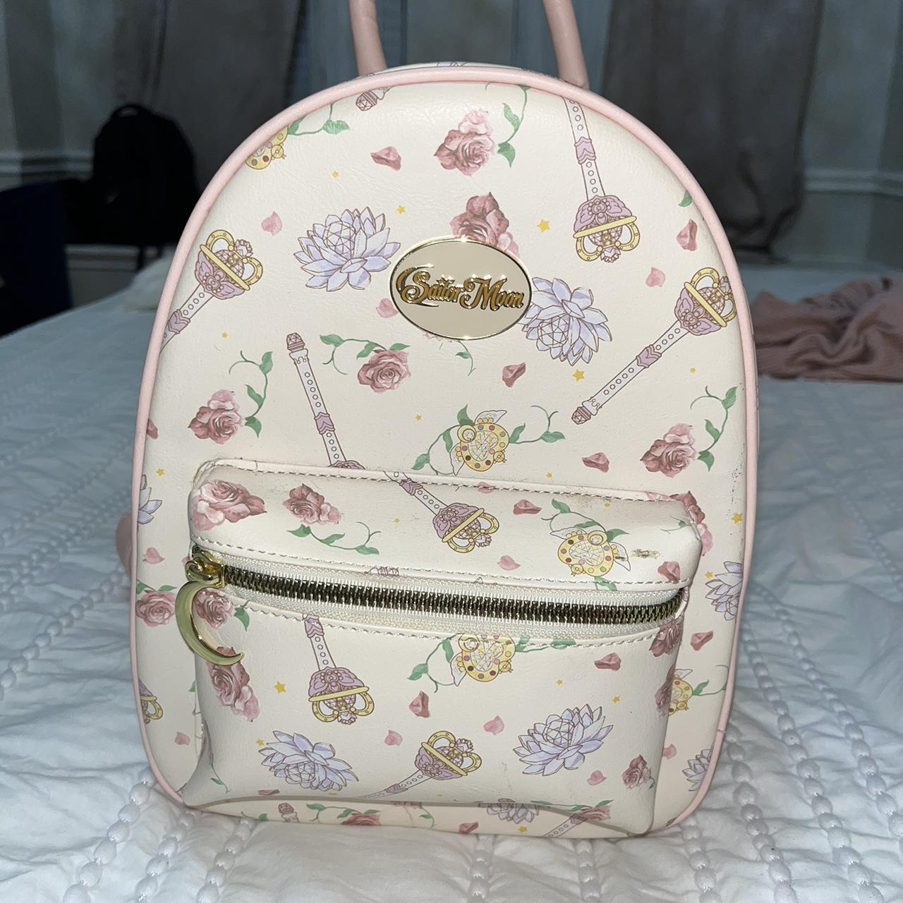 sailor moon loungefly backpack new only used 2-3... - Depop