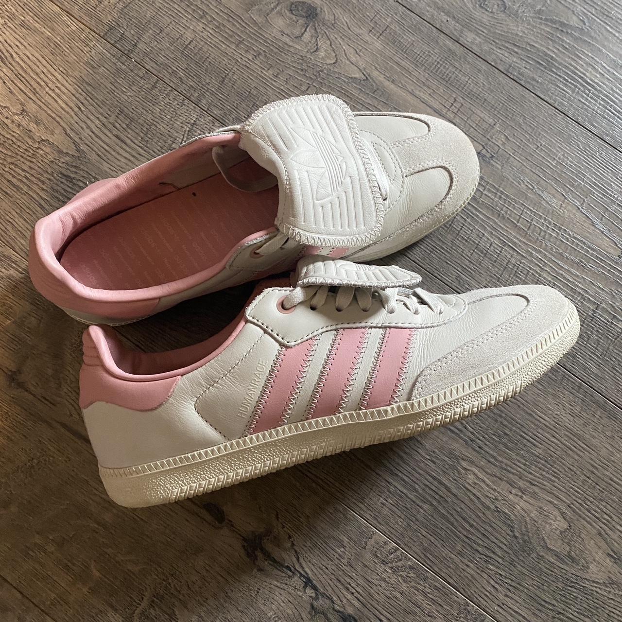 Human race x Adidas sambas size 9 worn once #sambas... | Depop