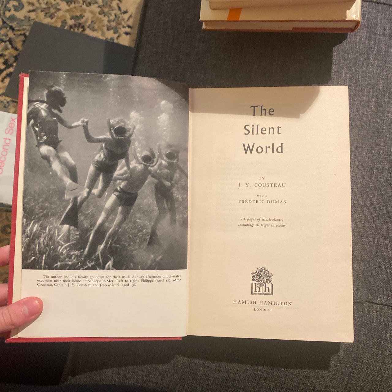 The silent world - jaque y. Cousteau Science Memoir - Depop