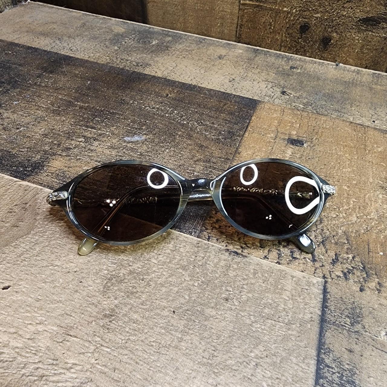 Brighton Vintage Metal Summertime Floral Sunglasses... - Depop