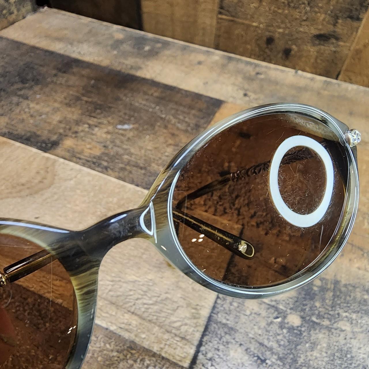 Brighton Vintage Metal Summertime Floral Sunglasses... - Depop