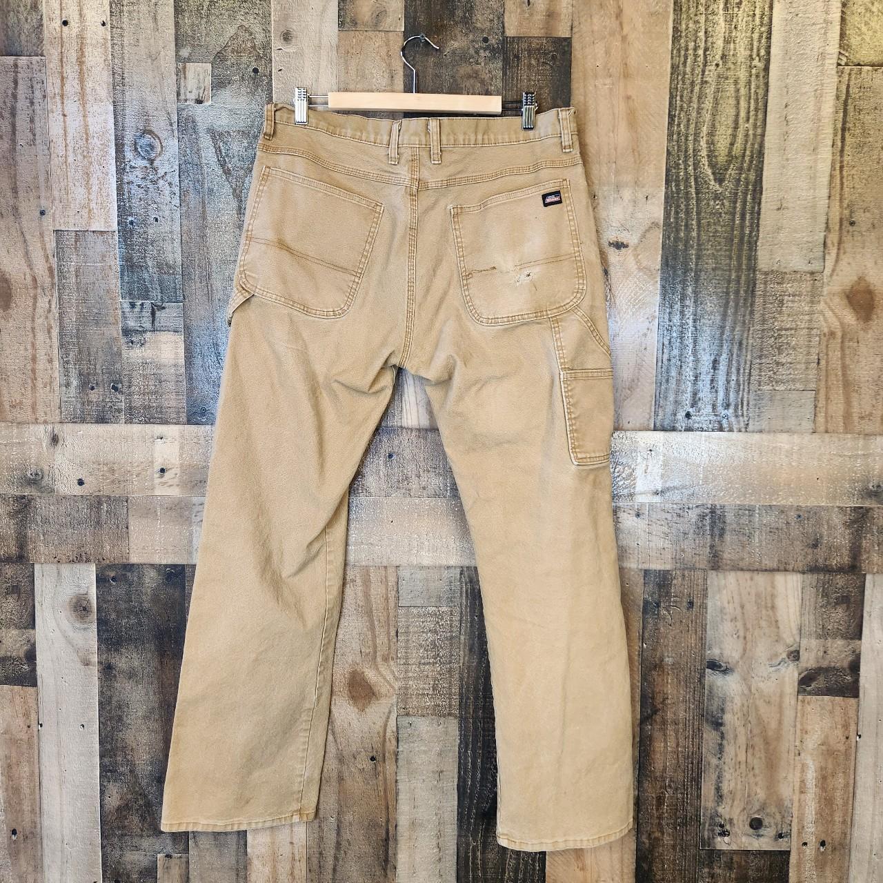 Workwear Men's 36x32 Carpenter Utility Dickies Pants... - Depop