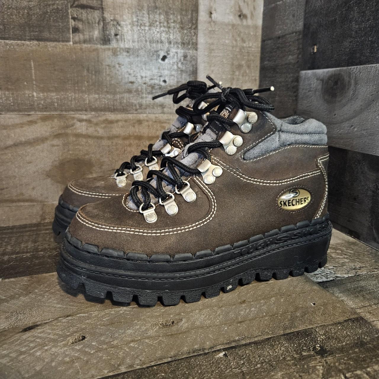 Skechers Jammers Chunky Platform 90s Y2K Women's... - Depop