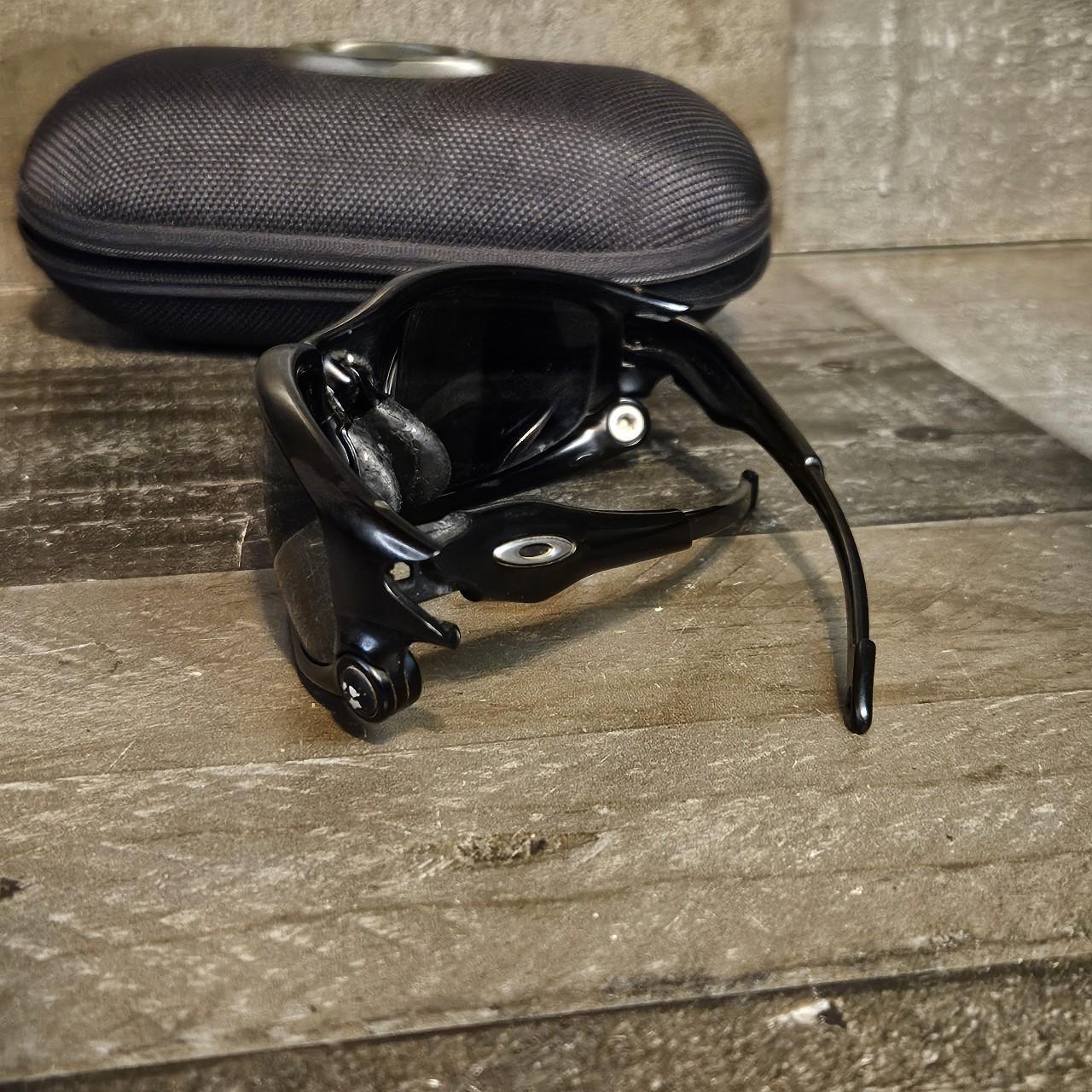 Worn Oakley Split Jacket Black Sunglasses Gorpcore... - Depop