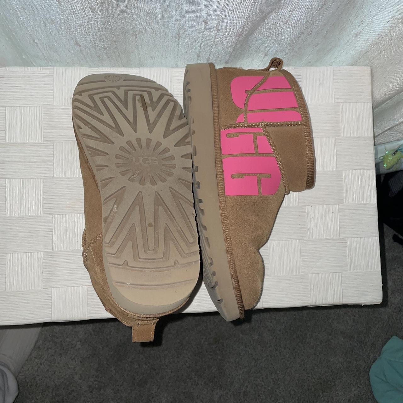 Ugg Classic Ultra Mini Broken Logo Boot - Depop