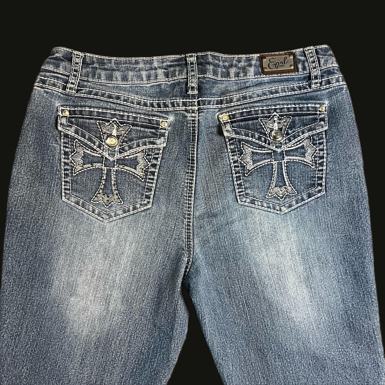 y2k cross booty jeans ─ ⋆⋅☆⋅⋆ ─── ─── ⋆⋅☆⋅⋆ ─── ───... - Depop
