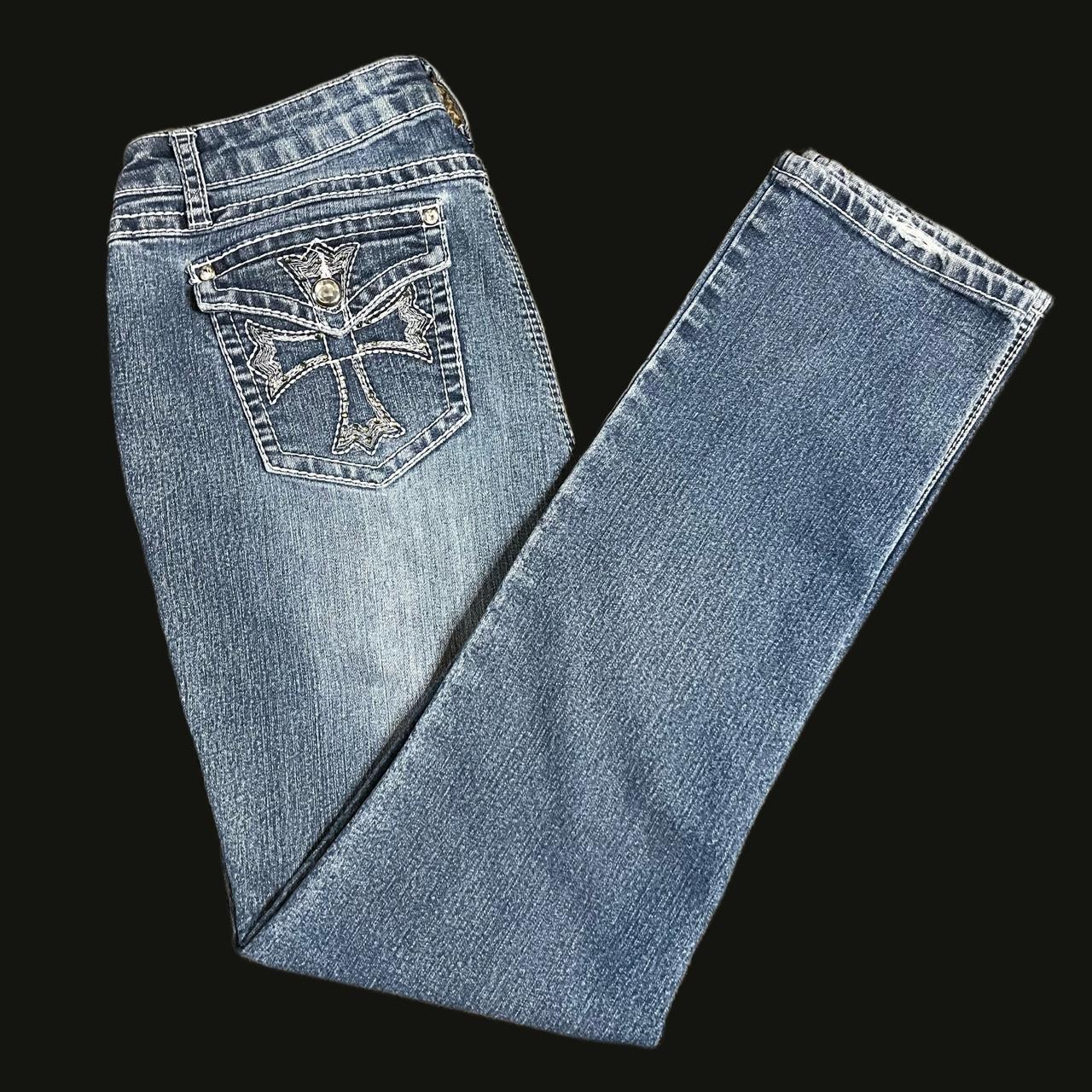 y2k cross booty jeans ─ ⋆⋅☆⋅⋆ ─── ─── ⋆⋅☆⋅⋆ ─── ───... - Depop