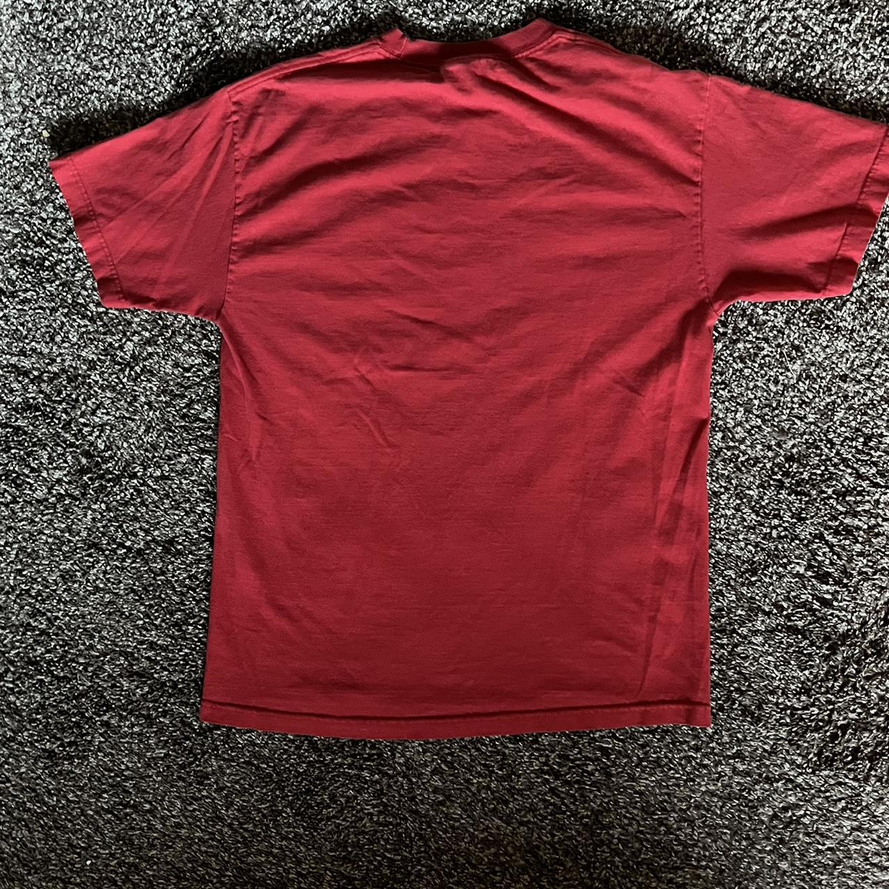 Y2K vintage volcom red t-shirt Cool spell out with... - Depop