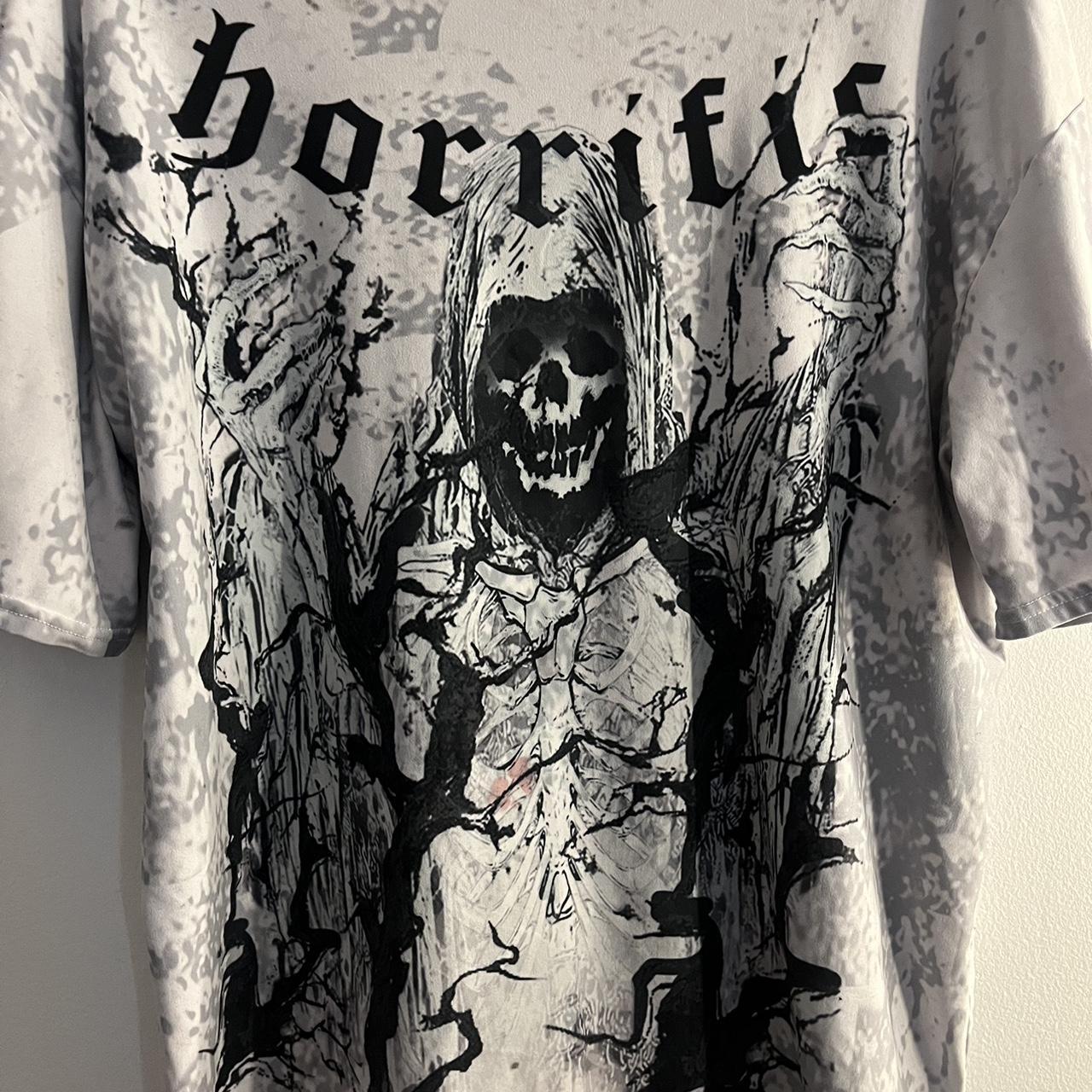 Affliction fake shirt horrific #emo #sematary #y2k... - Depop