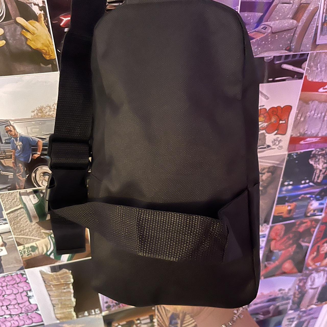 Stussy sling bag Brand new condition Black with... - Depop