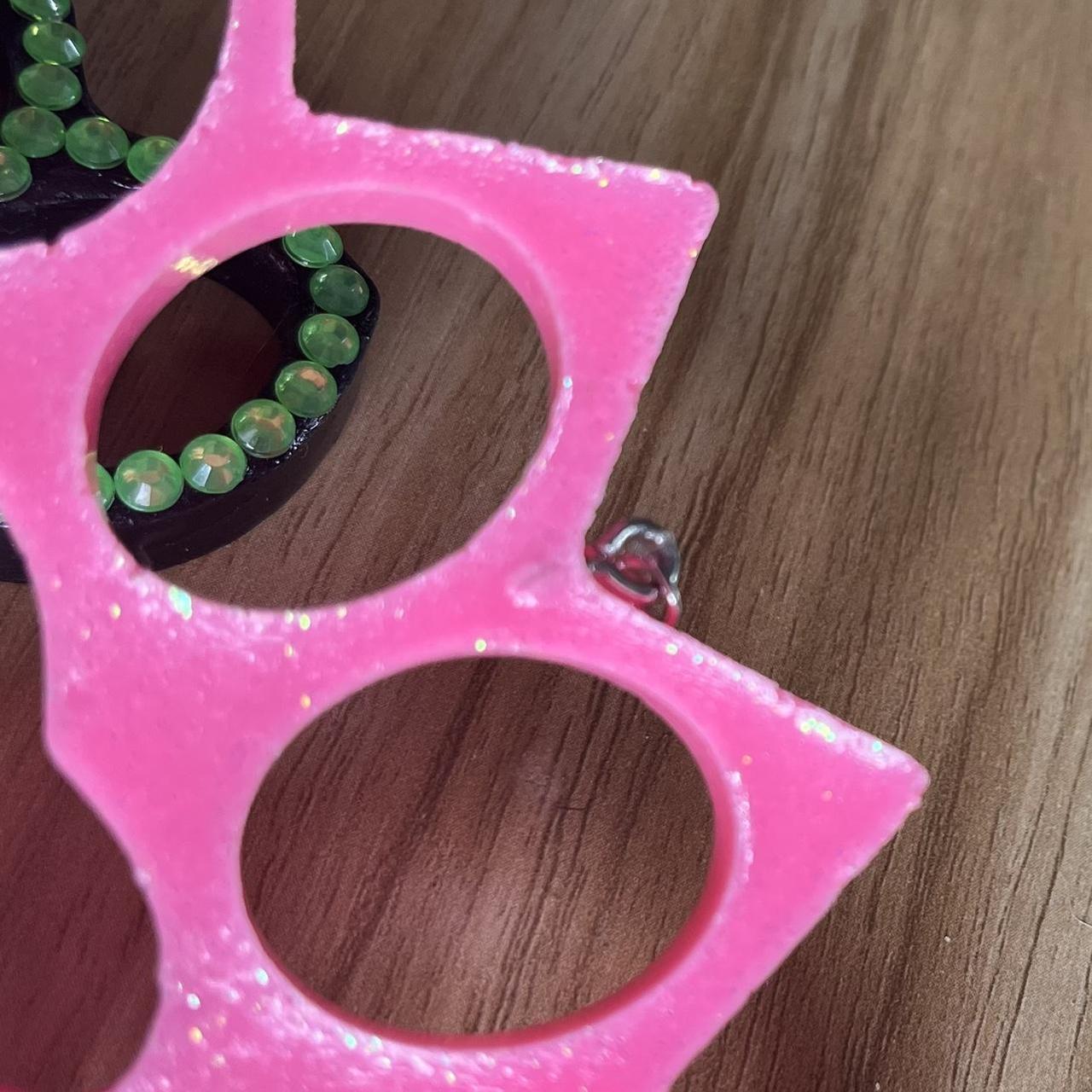 Rhinestone bling brass knuckle pendants/charms for... - Depop